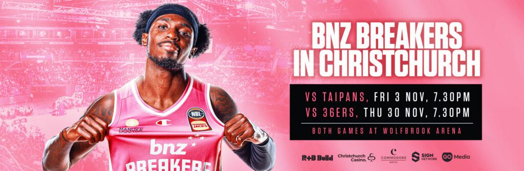 BNZ Breakers in Christchurch - Canterbury Basketball Canterbury Basketball